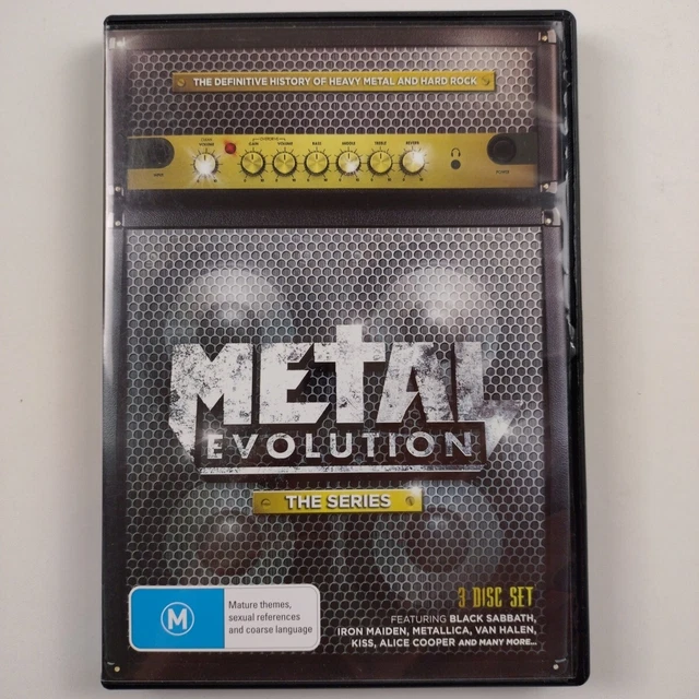 METAL EVOLUTION THE Series DVD Region 4 History Of Heavy Metal And Hard ...