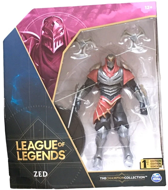 LEAGUE OF LEGENDS New 6" Zed Collectible Figure Champion Collection 1ST ...