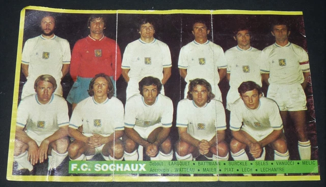 VACHE QUI RIT Football 1971-1972 Fc Sochaux Montbeliard Fcsm Bonal Lech ...