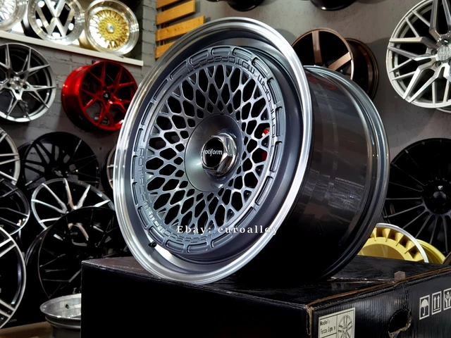 NUOVO 18 5X120 Rotiform Stile Posizione Deep Dish Grasso Ruote per BMW ...