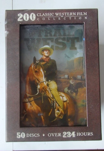 200 CLASSIC WESTERN Film Collection (DVD) Westerns 50 Disc Box Set EUR ...