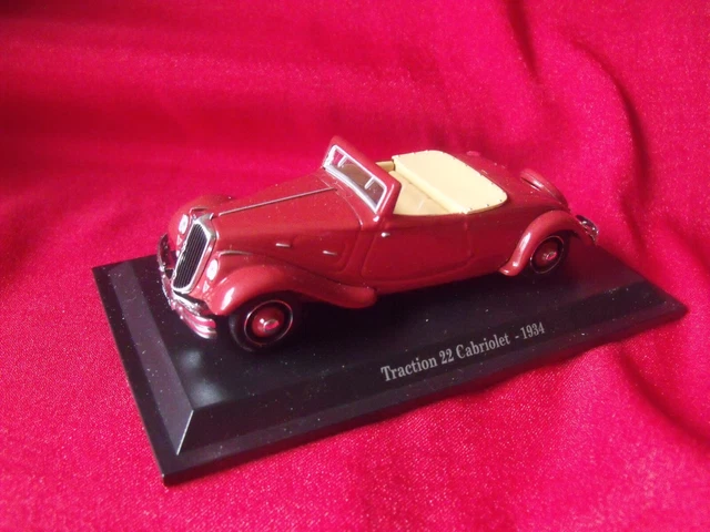 1/43 NOREV pour Atlas - CITROEN TRACTION 22 CABRIOLET - 1934 EUR 6,99 - PicClick FR