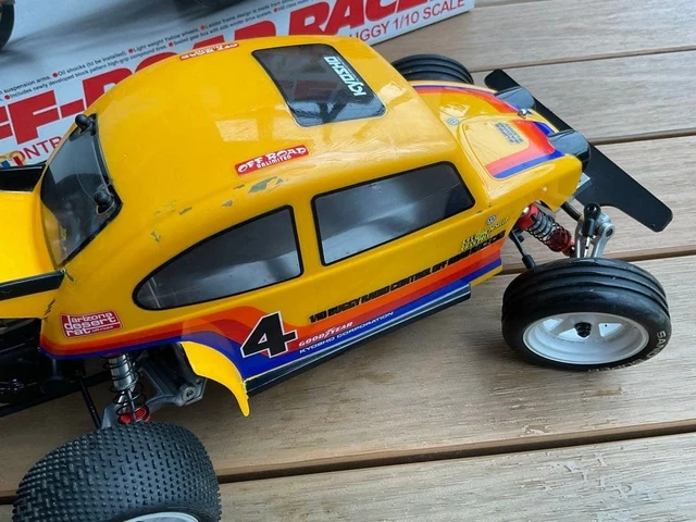 KYOSHO BEETLE 1/10 Off Road Racer RC Buggy Electric Used Driver Figure ...