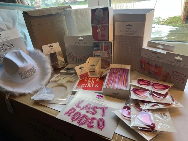 BRIDE HEN PARTY-DO Ginger Ray COWBOY HAT BNWT. MSG For Bundle Hen Party ...