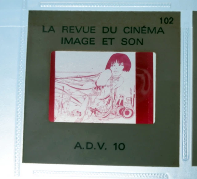 TRÈS RARE DIAPO diapositive revue du cinéma image et son Valentina ...