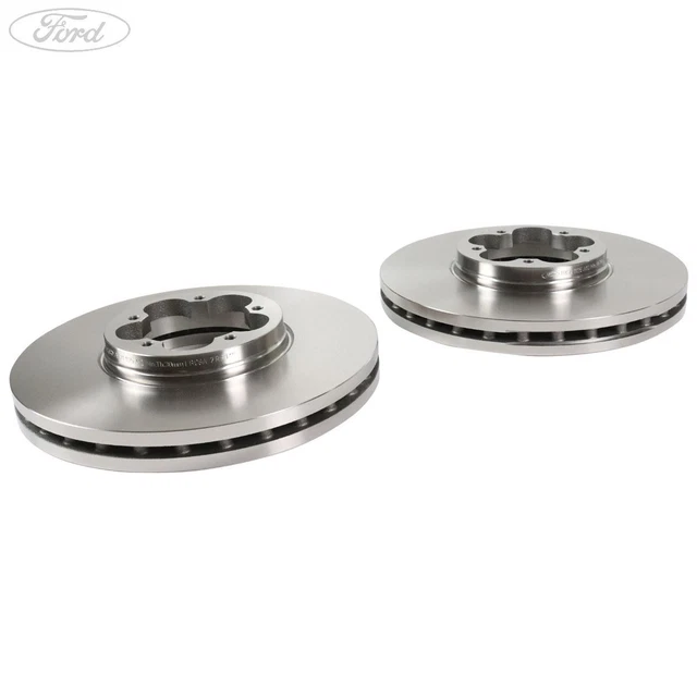 GENUINE FORD TRANSIT MK8 Custom Front Vented Brake Discs X2 288mm 2012 ...