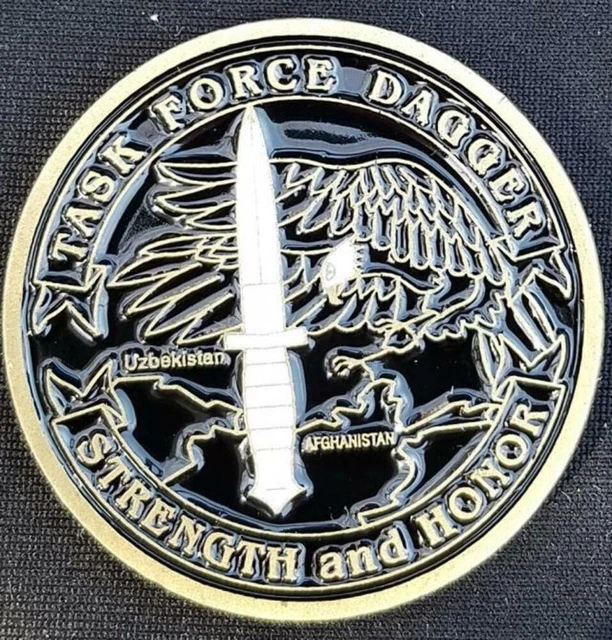 PIÈCE DE DÉFI de déploiement Task Force Dagger TF-Dagger OEF 5e SFG (A ...