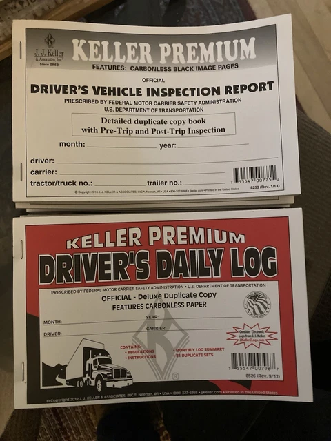 KELLER PREMIUM DRIVERS Official Vehicle Motor Carrier Inspection Report ...