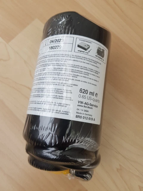 ORIGINAL VW AUDI Reifendichtmittel Tire Mobility System TMS 620 ml MHD ...