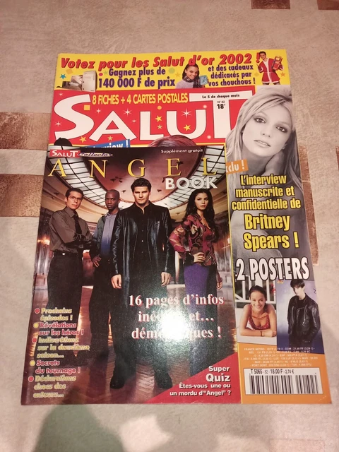 Salut N 82 De 2001 Britney Spears Angel Hélène Segara Lorie Alizée