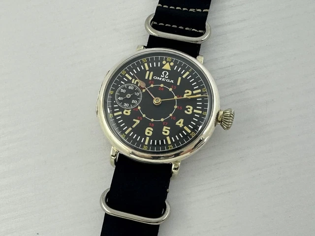 OMEGA LACO AVIATOR Luftwaffe Pilot FLIEGER WW2 Vintage 1939-1945 Swiss ...