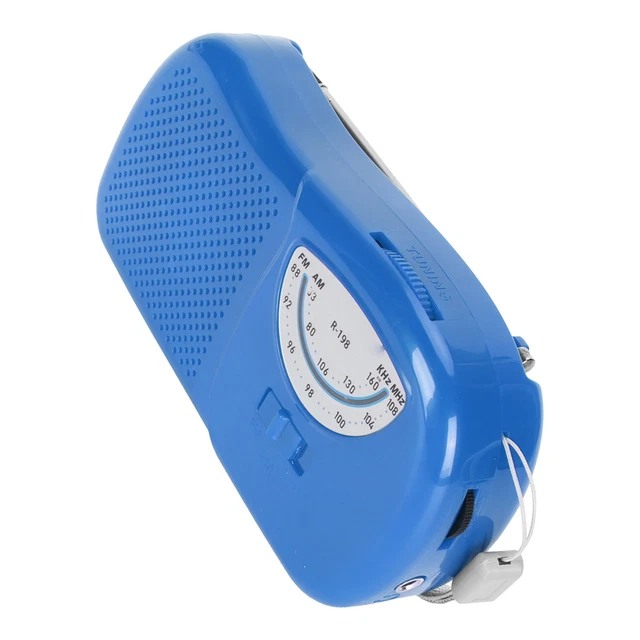 (BLUE)MINI POCKET RADIO High Sensitivity Compact AM FM Radio For Home ...