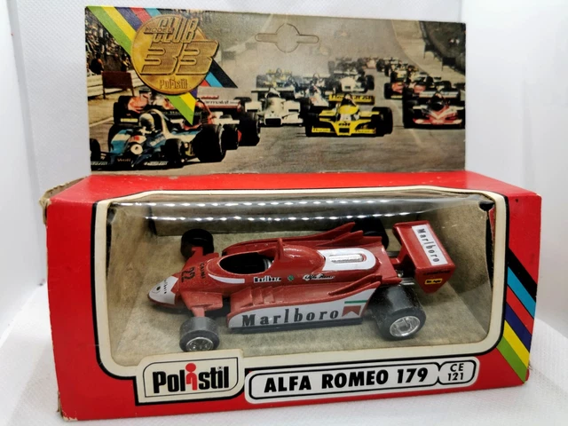 POLISTIL CLUB MODEL 33 1/41st Scale Alfa Romeo 179 No.121. BOXED. RARE ...
