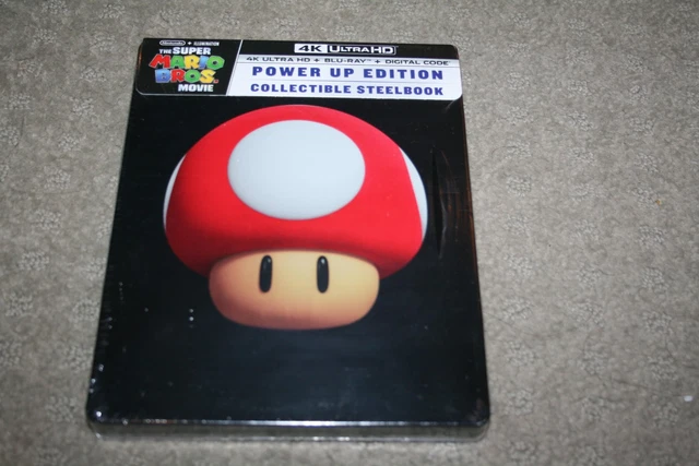 SUPER MARIO BROS Movie Power Up Edition Steelbook 4K Ultra HD Set NEW ...