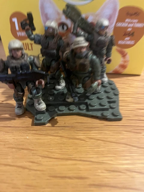 MEGA CONSTRUX HALO Custom Figures Halo Reach Marine Squad £17.57 ...