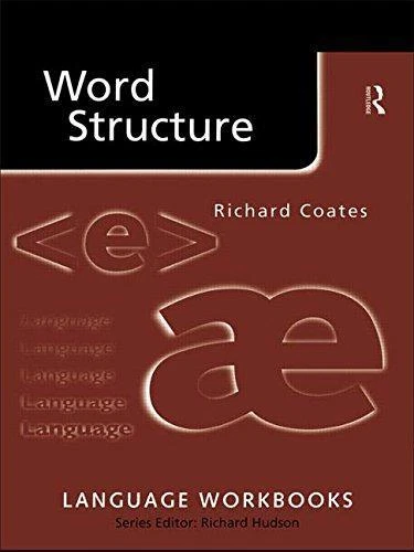 WORD STRUCTURE (LANGUAGE Workbooks), Coates, Richard, Good Condition ...