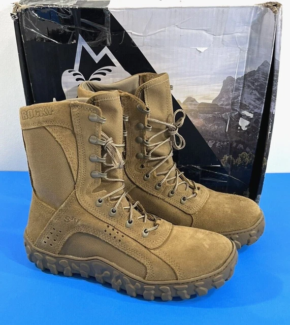 5.5 M NIB Rocky Rkc050 Mens S2V Tactical Military Combat Boots Coyote ...