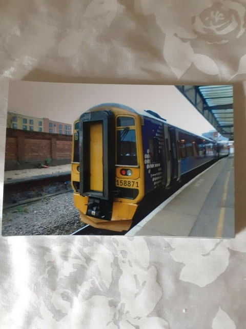 6X4 PHOTO OF Northern Class 158-158871 (Ex Scotrail) at Lincoln Railway ...
