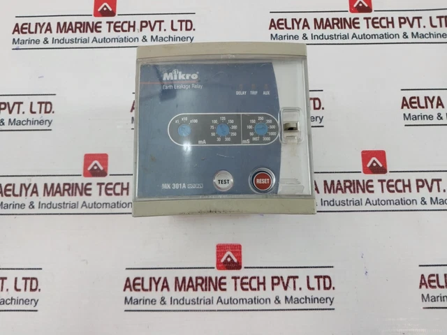 MIKRO MK301A EARTH Leakage Relay 30-300 Ma, 240vac $567.24 - PicClick CA