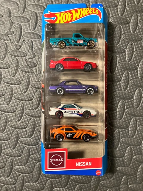 2023 HOT WHEELS Nissan 5 Pack: GT-R, Silvia, Fairlady Datsun Hako ...