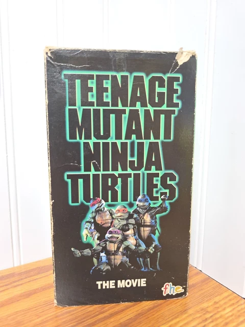 TEENAGE MUTANT NINJA Turtles The Movie VHS 1990 FHE Elias Koteas ...