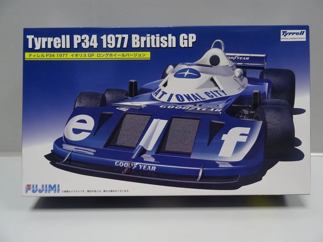 FUJIMI TYRRELL P34 1977 "British GP" 1:20 Bausatz # 091914 / GP 59 EUR ...