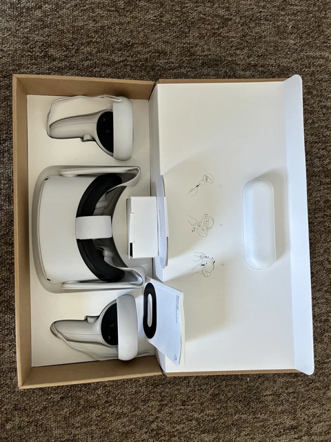 OCULUS QUEST 2 128GB VR Headset With 2 Controllers Original Box £100.00 ...