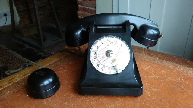 BAKELITE TELEPHONE WITH Mother In Law Listening Unit £12.50 - PicClick UK