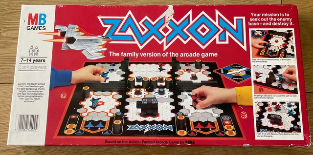 VINTAGE ZAXXON BOARD Game MB Games Based on Sega Arcade Game 1982 £8.49 ...
