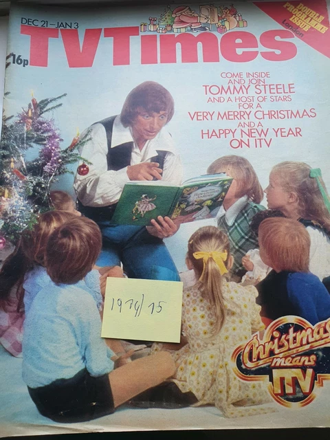 CHRISTMAS TV TIMES 21st December 1974-3rd January 1975 Special issue ...