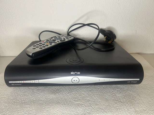 SKY+ HD Digital Box - Black With Remote And Power Lead £19.99 - PicClick UK