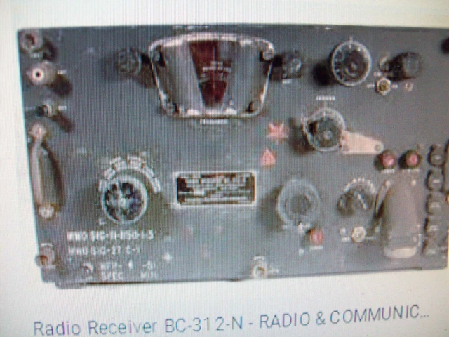 MILITARIA PLAQUE RADIO US RECEIVER BC-312-N EUR 9,00 - PicClick FR