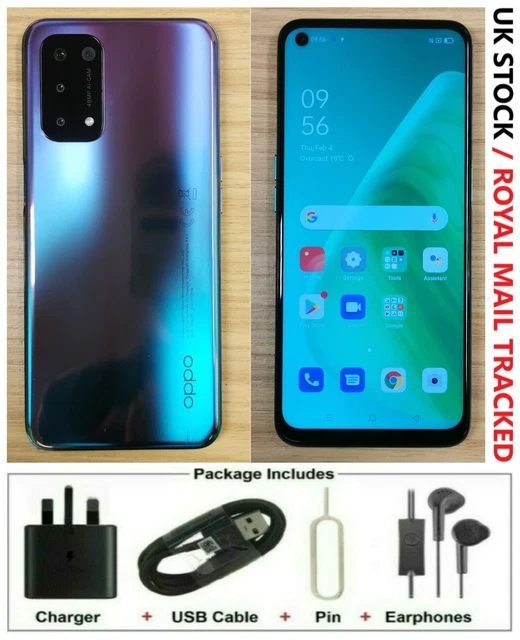 OPPO A54 5G Cph2195 64Gb + 4Gb Ram Purple Unlocked - Grade A £145.72 ...
