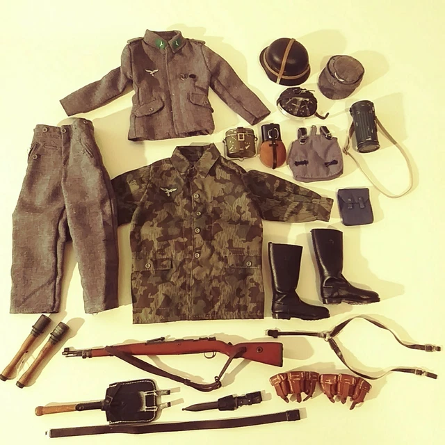 DRAGON/CYBERHOBBY/3R/DID 1:6 SCALE WW2 German Luftwaffe Field Div.Uniform Set #1 $140.00 ...