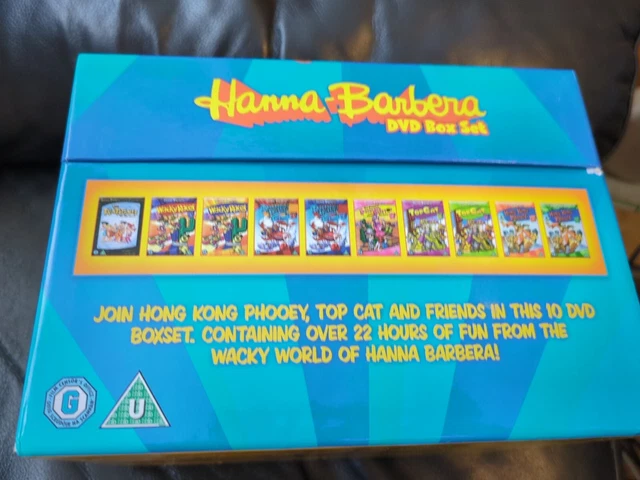 Hanna Barbera 10 Dvd Box Set Flintstones Top Cat Wacky Races Hong Kong