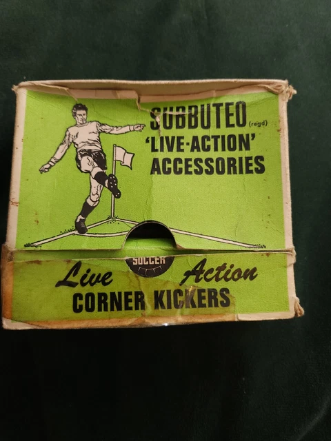 SUBBUTEO VINTAGE LIVE Action Corner Kickers - C.131 - Boxed & Complete ...
