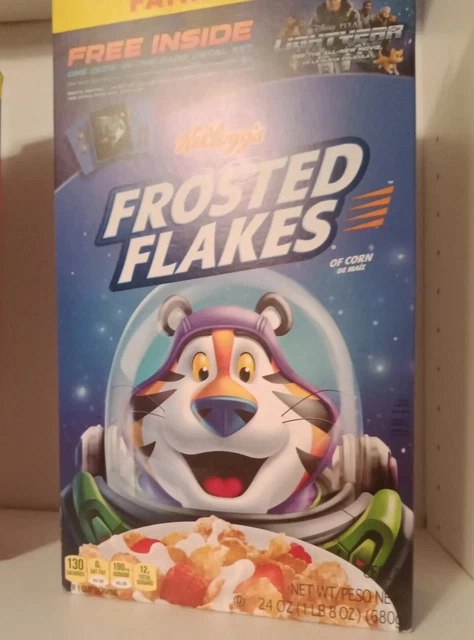 DISNEY PIXAR LIGHTYEAR Kelloggs Frosted Flakes Cereal Box Buzz Promo ...