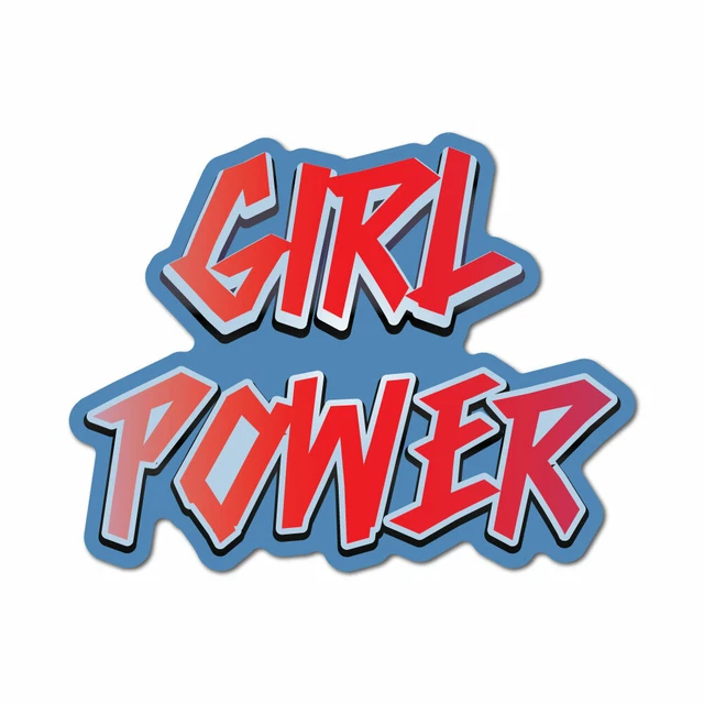 GIRL POWER STICKER Decal Feminist Woman Equal Rights Solidarity EUR 4 ...