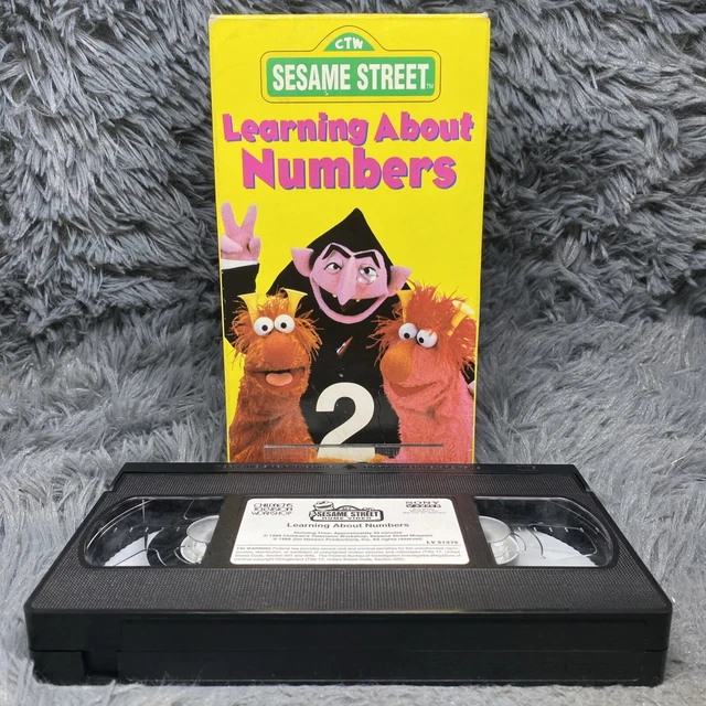 SESAME STREET LEARNING About Numbers VHS 1986 Educational Cartoon Count ...