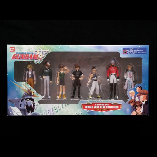 BANDAI MOBILE SUIT Gundam Wing Hero Collection 7 Figuren Piloten Set ...