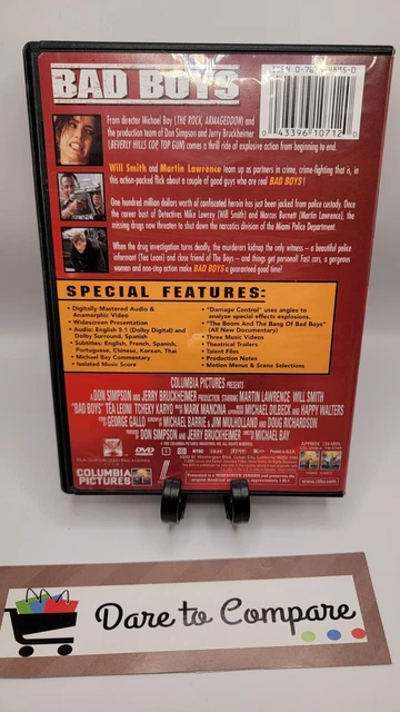 BAD BOYS SPECIAL EDITION (DVD, 2000, Widescreen) $7.00 - PicClick CA