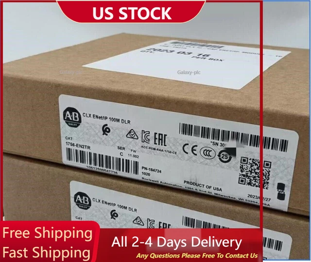 AB 1756-EN2TR CONTROLLOGIX XT Dual Port Ethernet IP Module Expedited ...