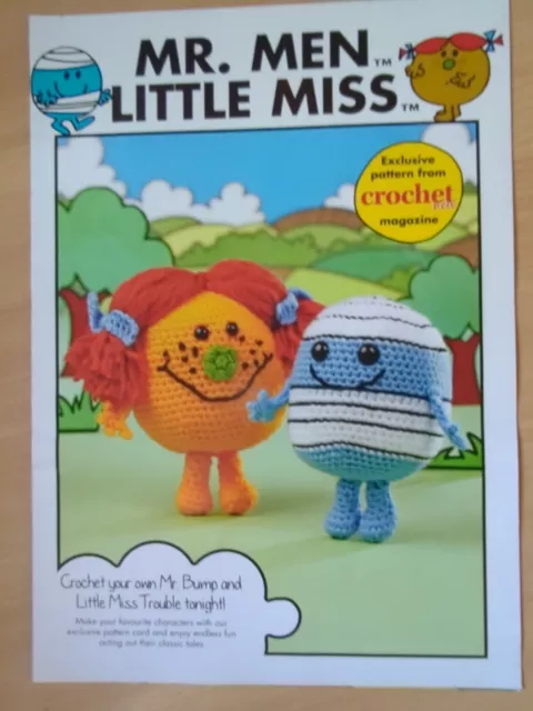 MR MEN Mr Bump Little miss Trouble Crochet Pattern soft toy amigurumi £ ... MR MEN Mr Bump Little miss Trouble Crochet Pattern soft toy amigurumi £ ...