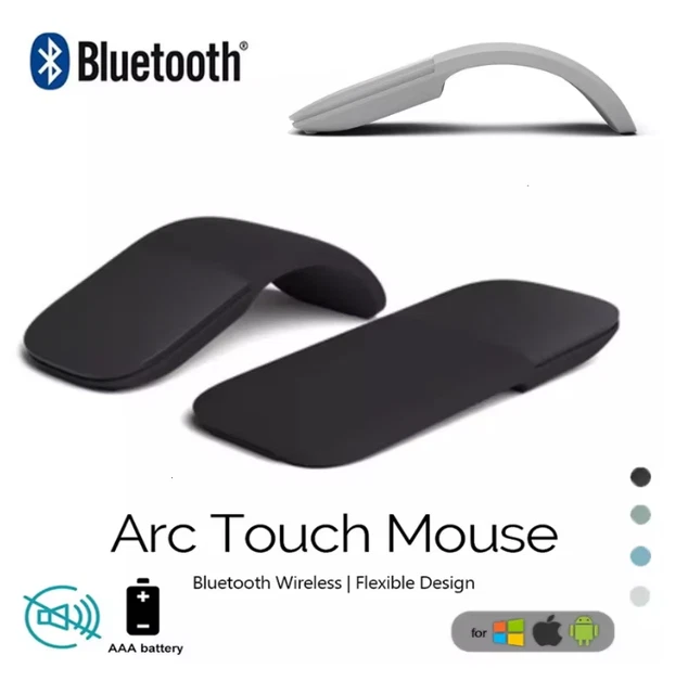 BLUETOOTH ARC TOUCH Mouse Wireless Mouse Folding Mice For Microsoft ...