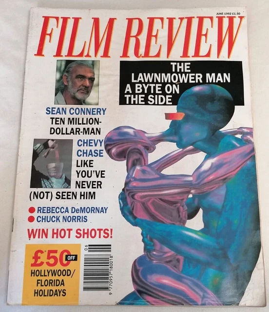 MAGAZINE - FILM Review June 1992 The Lawnmower Man Chevy Chase Sean ...