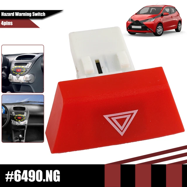 WARNBLINKSCHALTER BLINKER FÜR Peugeot 107 Citroen C1 Toyota Aygo Mk1 ...