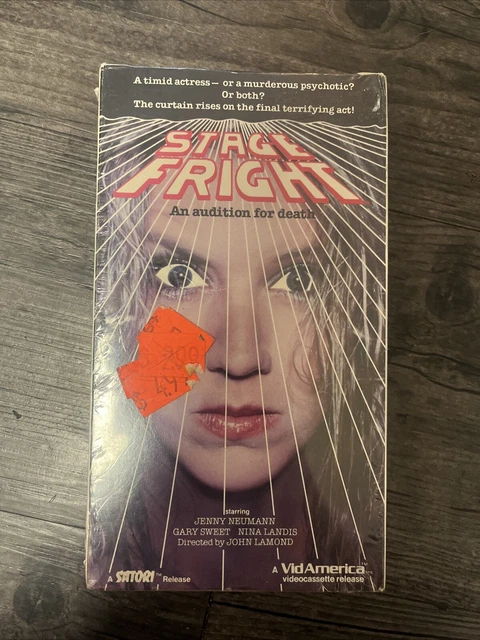 STAGE FRIGHT 1980 VHS Video Nightmares Horror Slasher Jenny Neumann Resealed £43.53 - PicClick UK