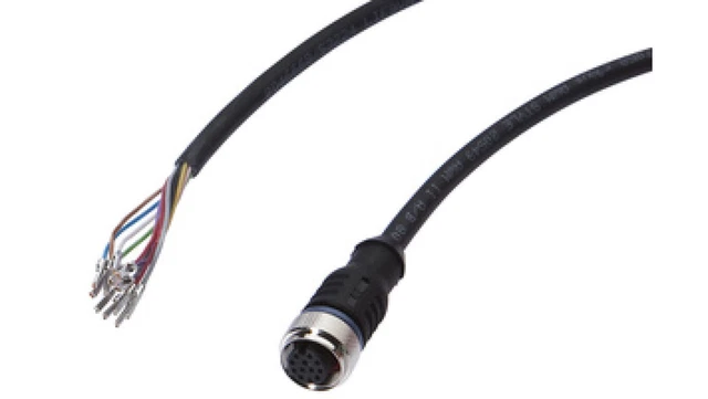 SELF-ASSEMBLY CONNECTOR M12 straight female 12-pin second end blank 10 ...