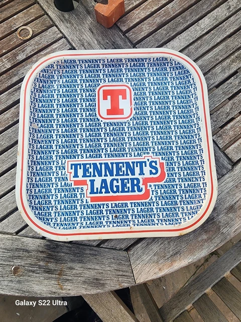 VINTAGE PUB Tray TENNANTS lager £10.51 - PicClick UK