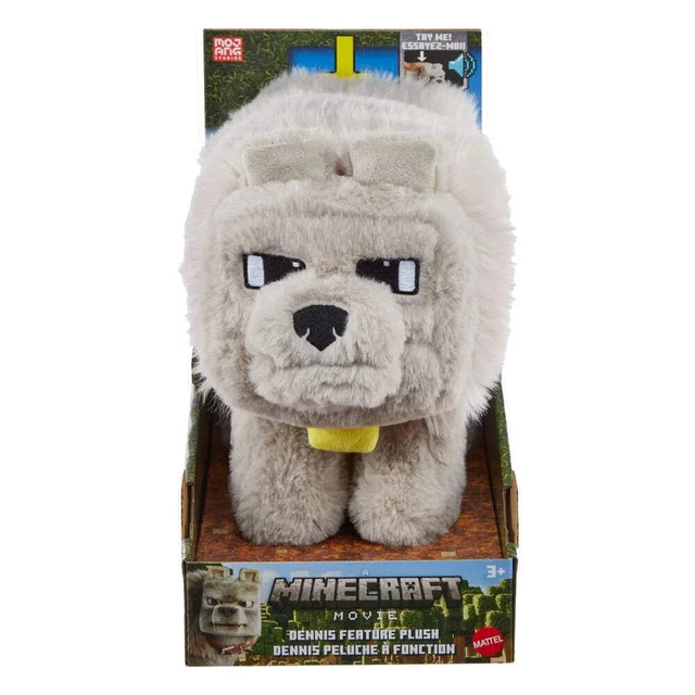 A MINECRAFT MOVIE Plush Figure Dennis the Wolf 20 cm $99.30 - PicClick CA